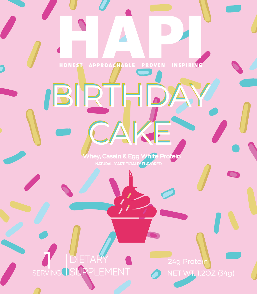 [Single Serve Packet] HAPI Birthday Cake: Emma's Birthday Bash Edition