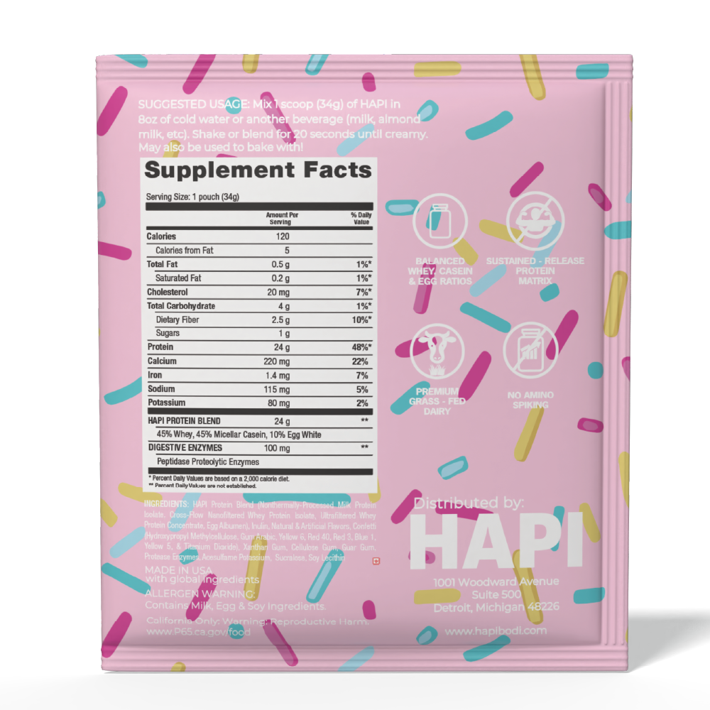 [Single Serve Packet] HAPI Birthday Cake: Emma's Birthday Bash Edition